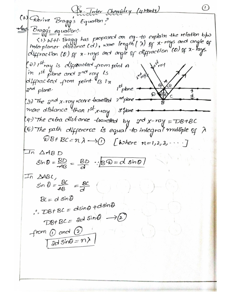 SR - Chemistry 4 Marks Questions | PDF
