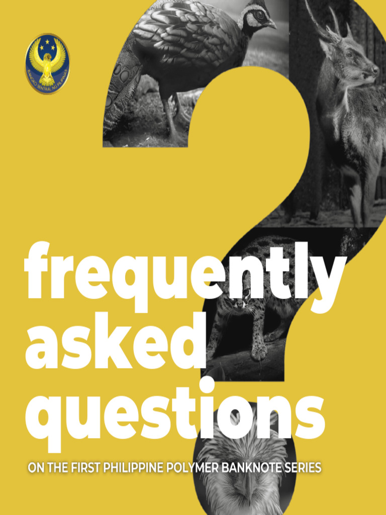 FAQs First Philippine Polymer Banknote Series | PDF | Banknote | Currency