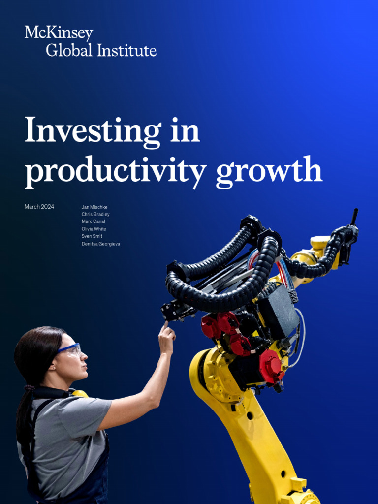 Accelerating Global Productivity Growth | PDF | Economic Growth | Human ...