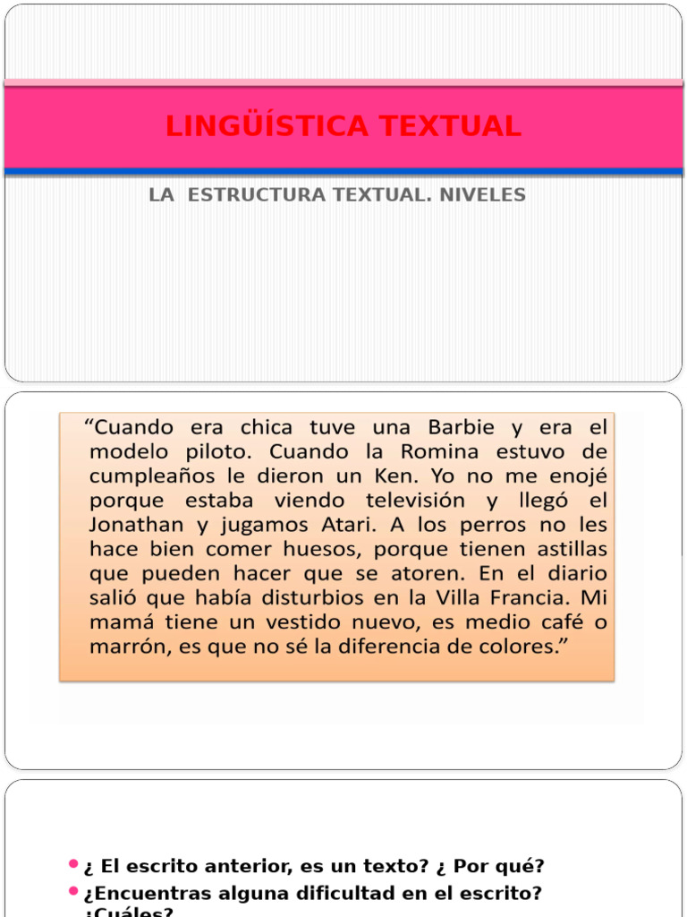 Estructuras Textuales | PDF | Oración (Lingüística) | Gramática