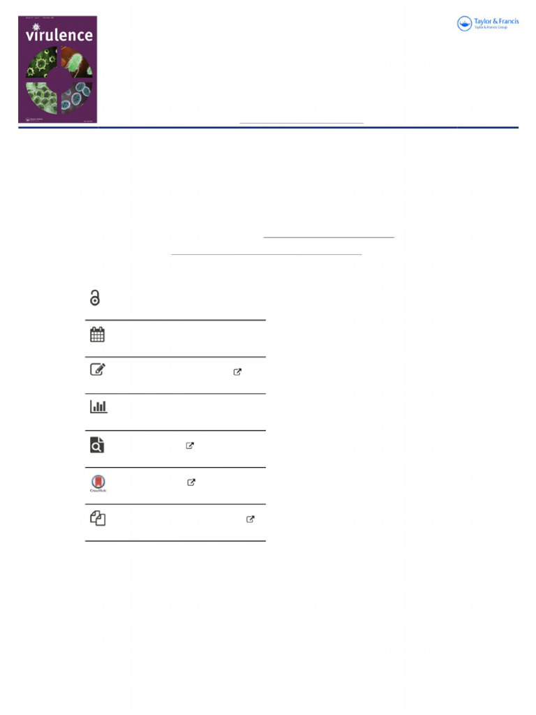 Pathogenesis and virulence of Candida albicans 2 | PDF