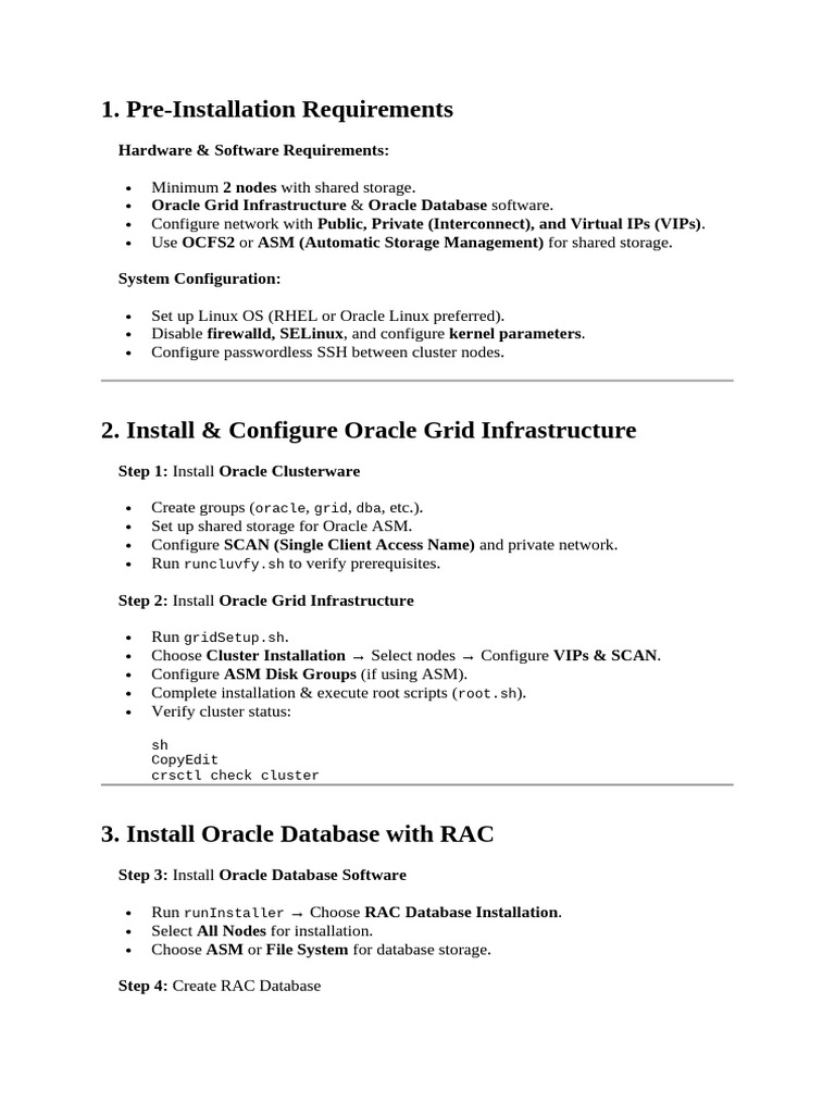 RAC | PDF