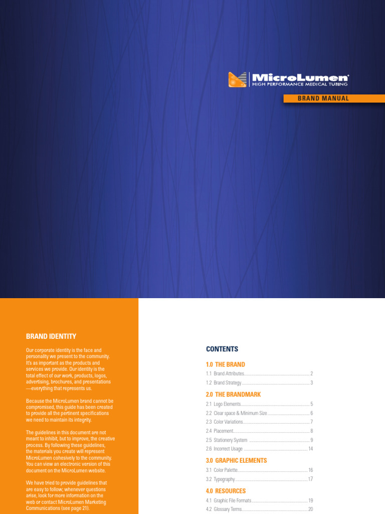 MicroTubing BrandManual | PDF | Graphic Design | Image Processing