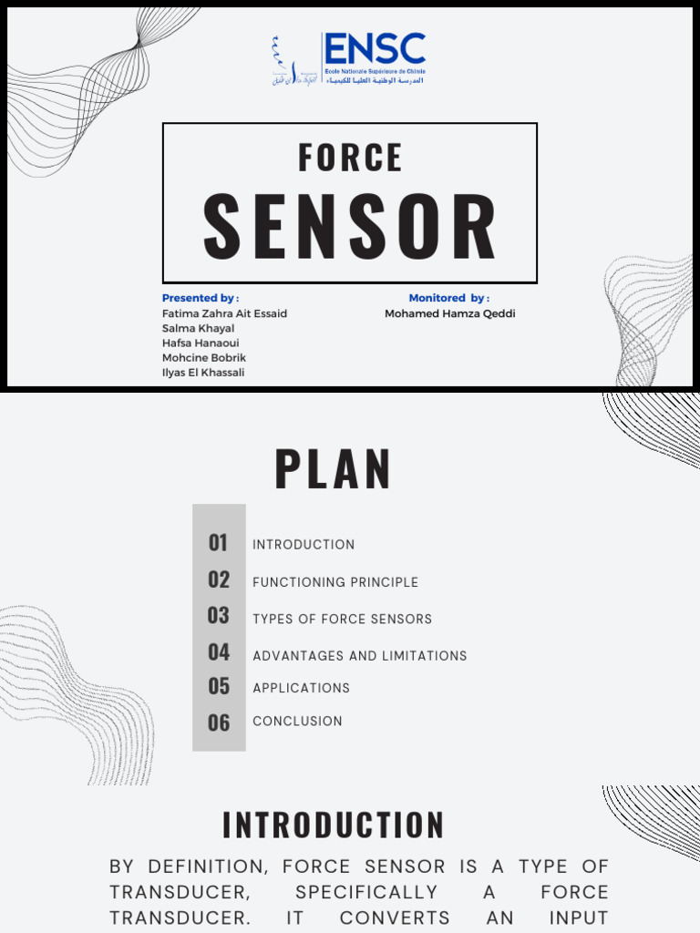 force sensor | PDF | Sensor | Piezoelectricity