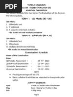 Syllabus Nursery 2025 26 | PDF