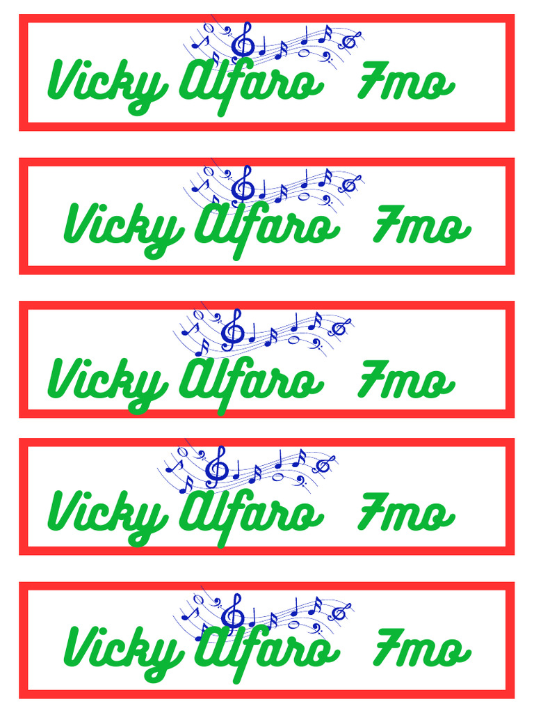 Minimalist Black Notebook Label Template | PDF