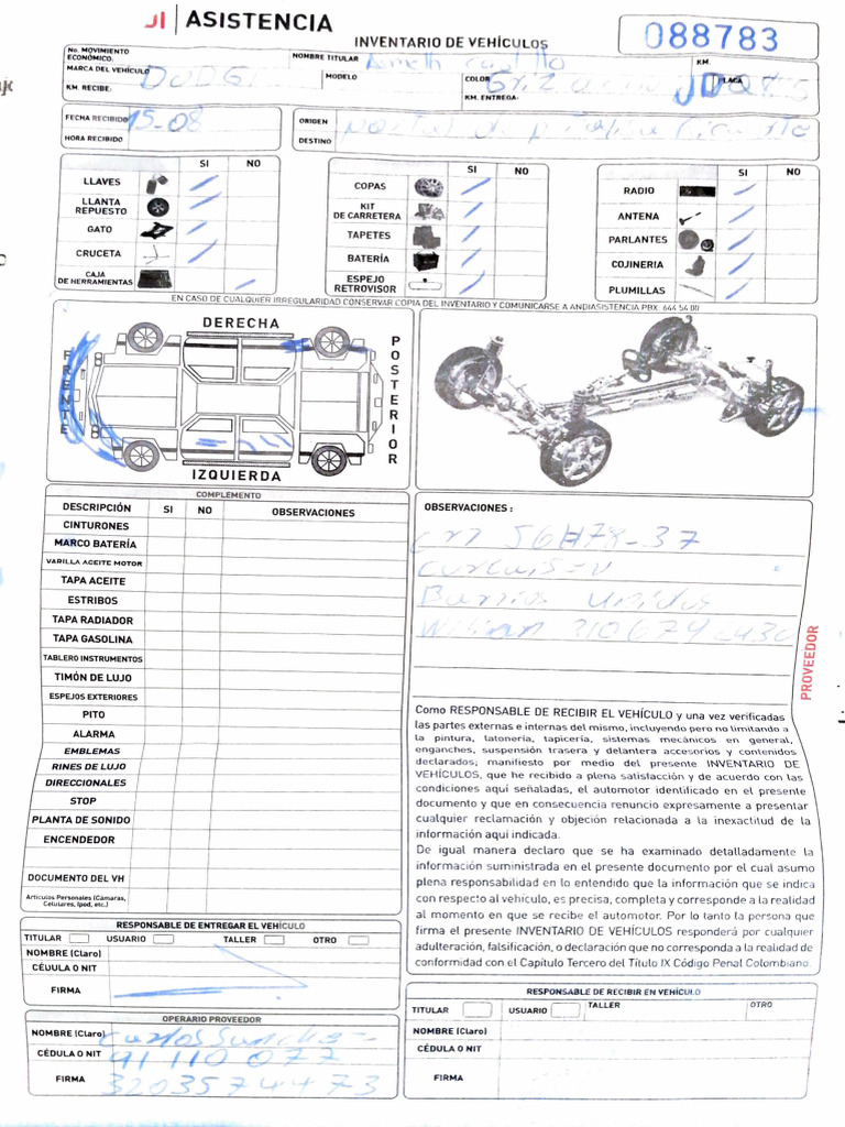 Inventario de Vehículos Detallado | PDF | Fabricantes de vehículos de ...