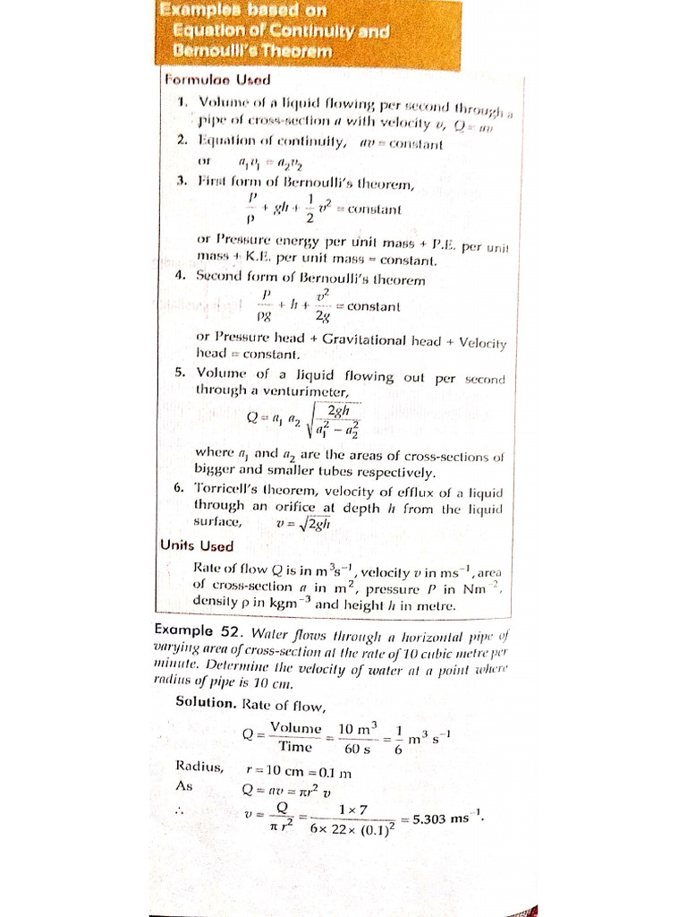 Numericals (Mechanical Properties of Fluids) | PDF