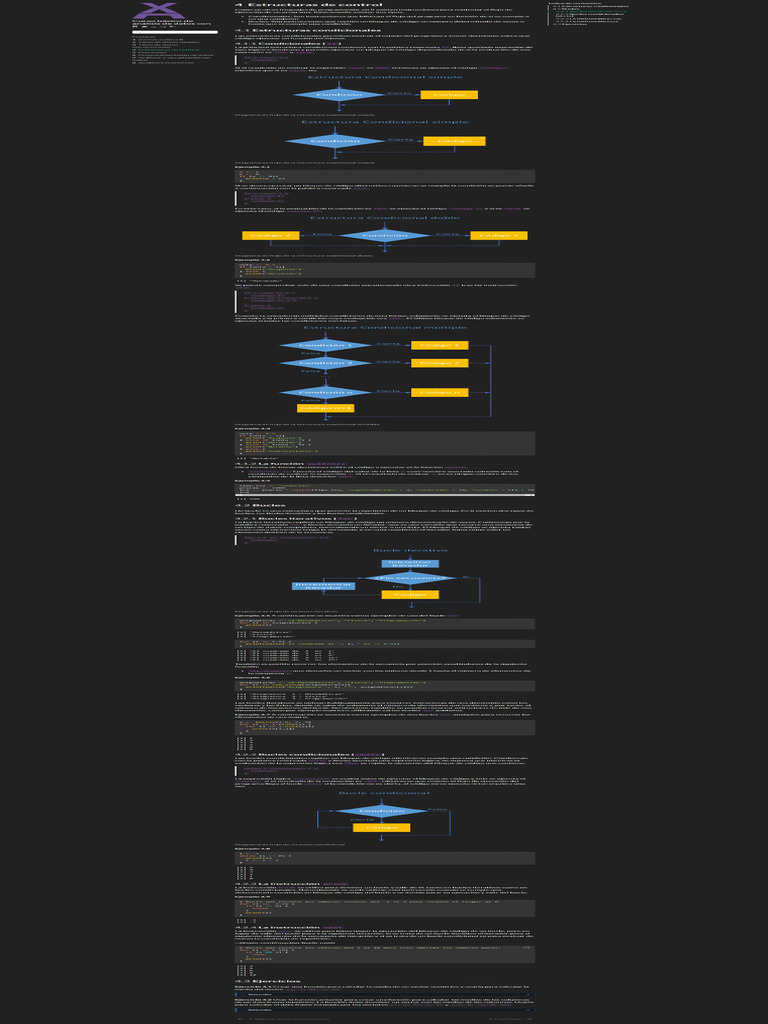 Estructuras de Control Con Diagrama de Flujo | PDF