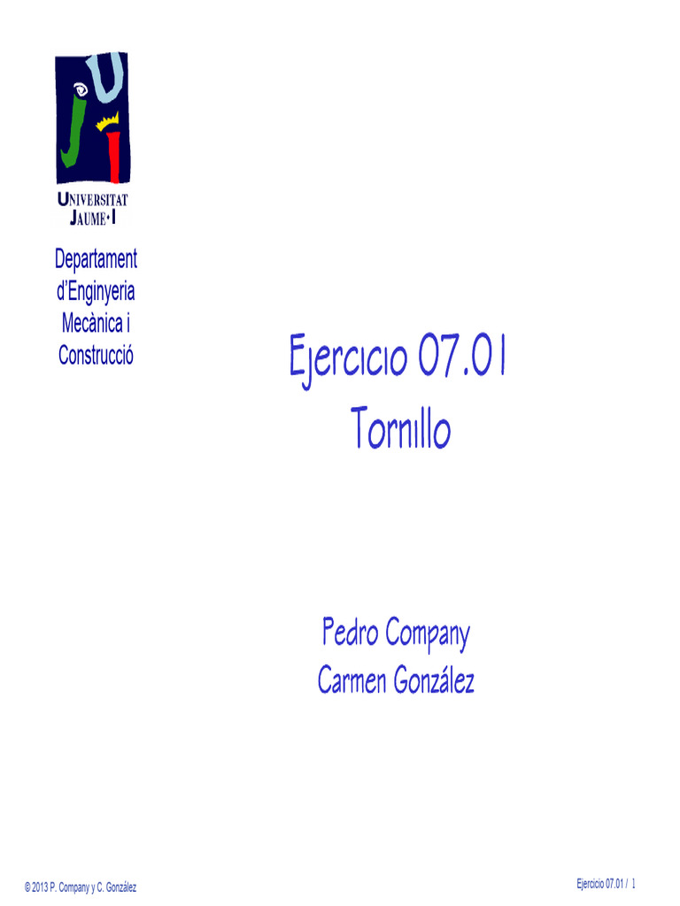 Modelado de Tornillo TA-175 en 3D | PDF | Tornillo | Hélice