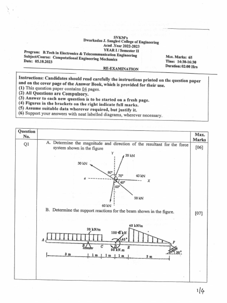 Re-Exam-Computational_Engineering_Mechanics_QP_Sem_II_EXTC_AIDS_MECH_CSEICB_Sept_2023_girvZBb6AC ...