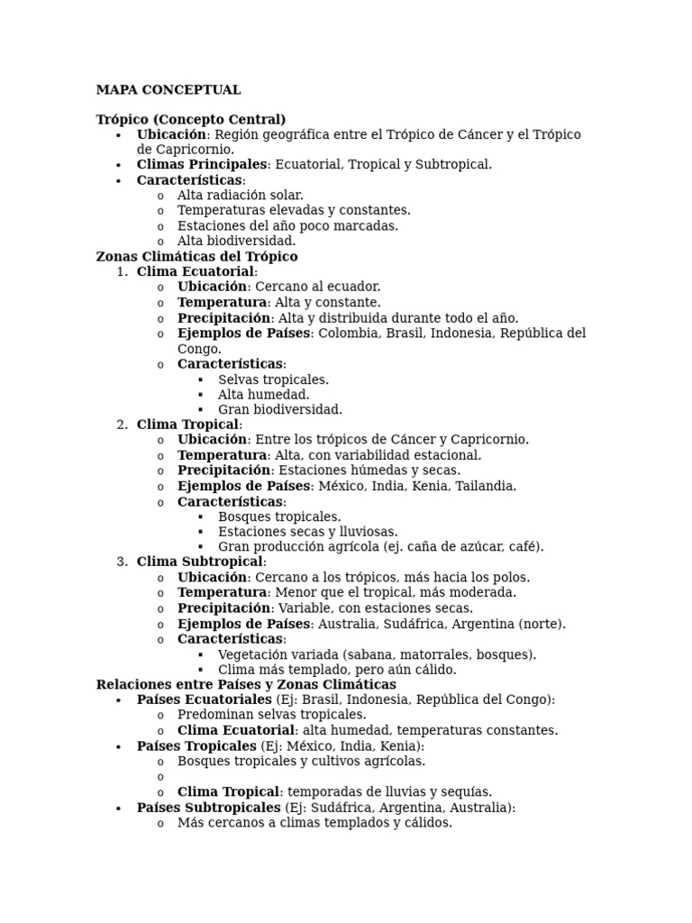 Climas y Ecosistemas del Trópico Americano | PDF | Deforestación | Zona ...