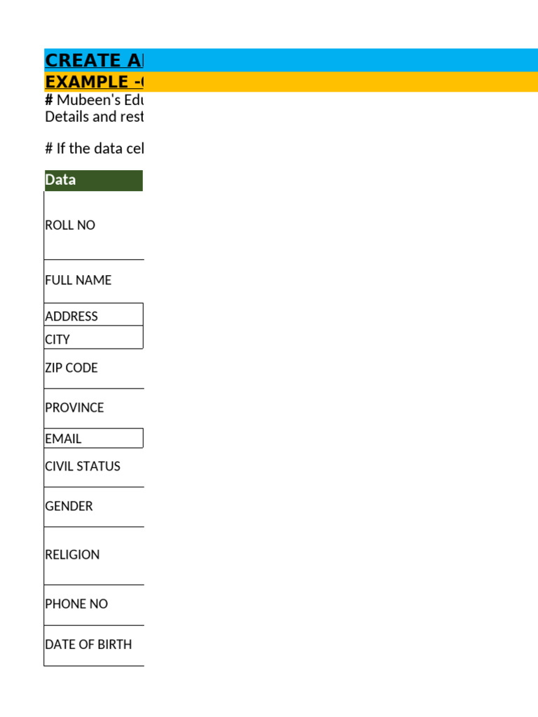 1.1 Complete Advance Excel Data Entry Application Example - 01 ...