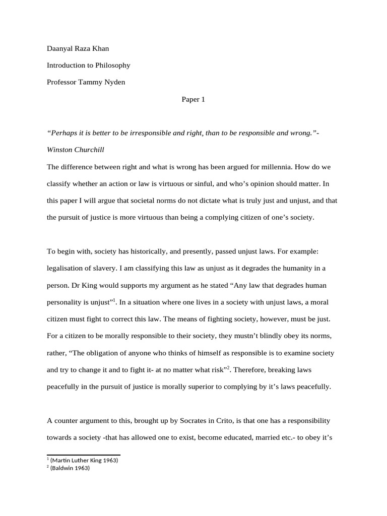 Philosophy Paper 1 Draft 1 | PDF | Socrates