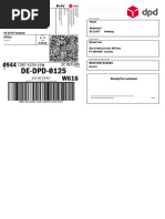 DPD Return Label | PDF