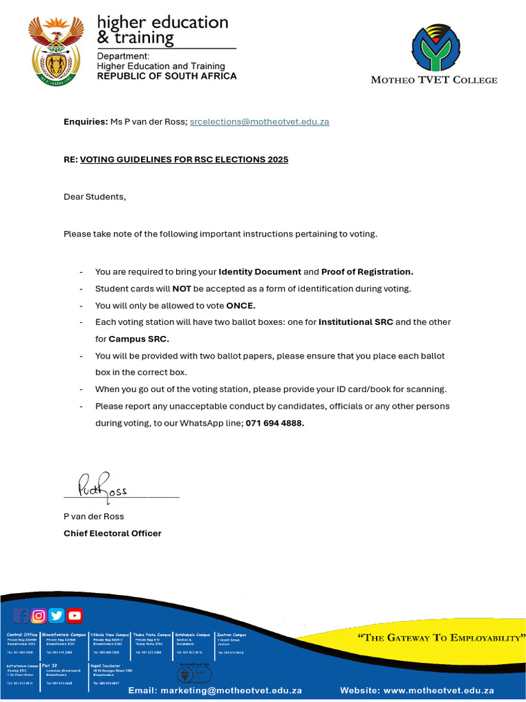 Elections Notice 2 | PDF