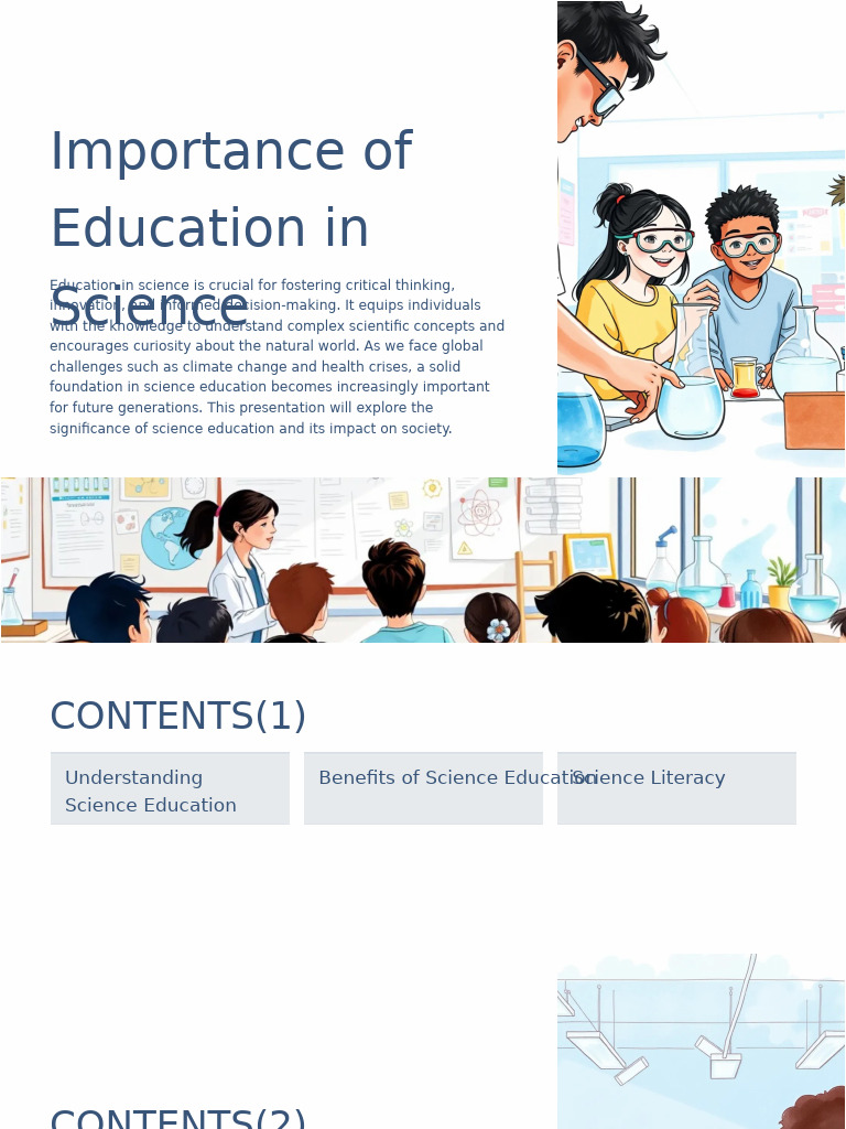 Importance of Science Education Explained | PDF | Science | Creativity