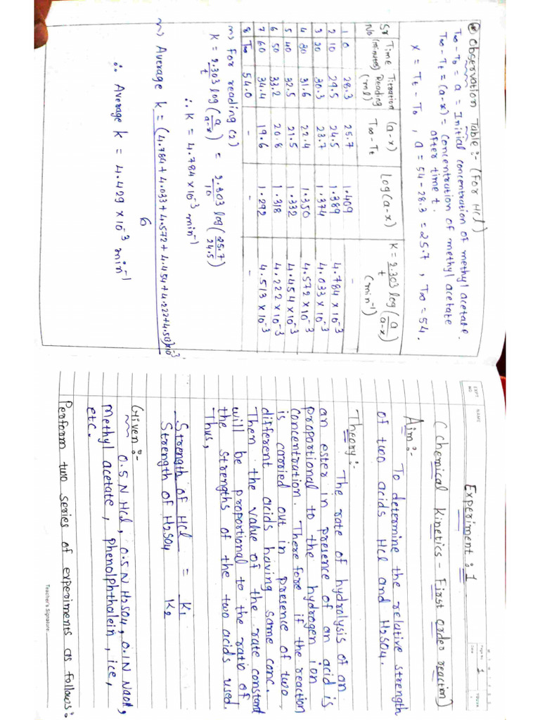 P.C Experiment 1&2 | PDF