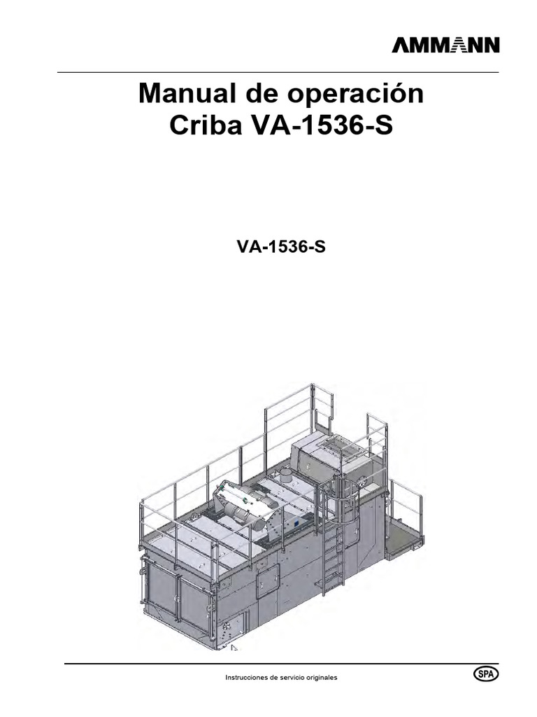 0403VA - Manula Operacion Criba VA-1536-S - V2.0 - SPA (2) Planta Pekin ...