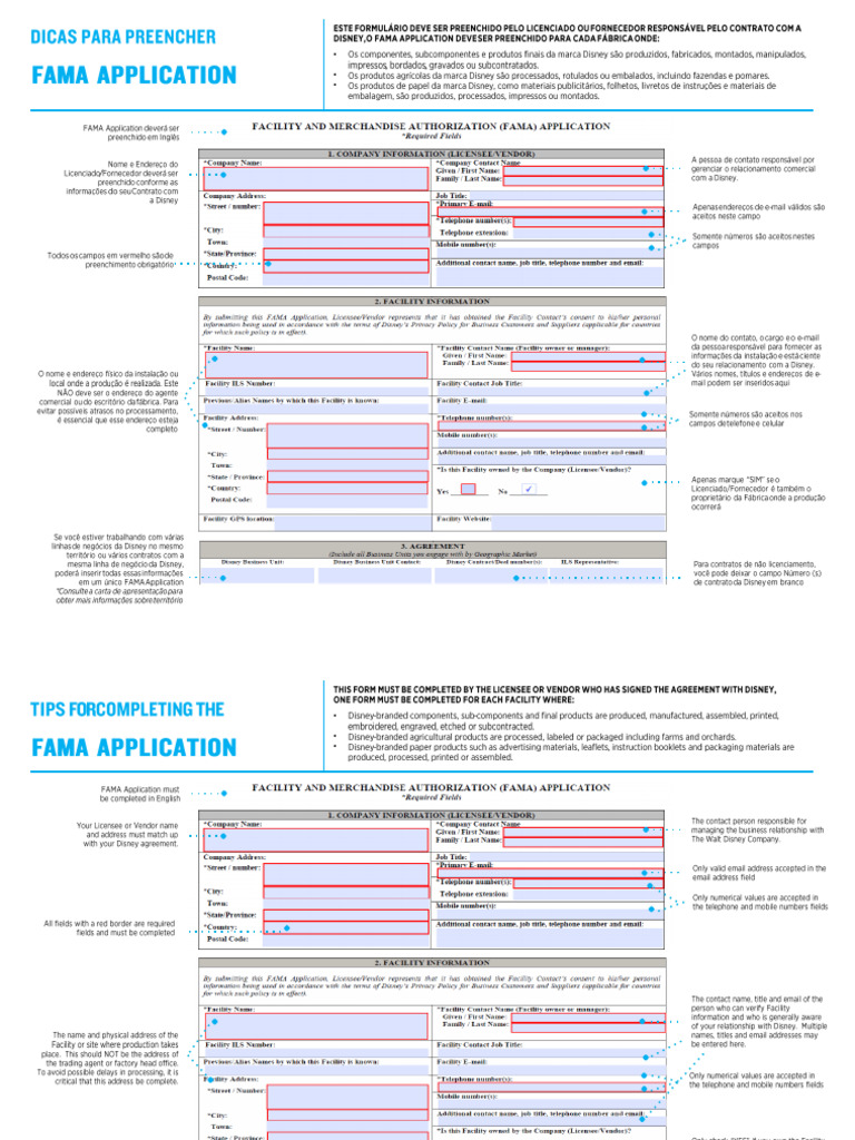 Modelo Da Autorização FAMA Disney | PDF