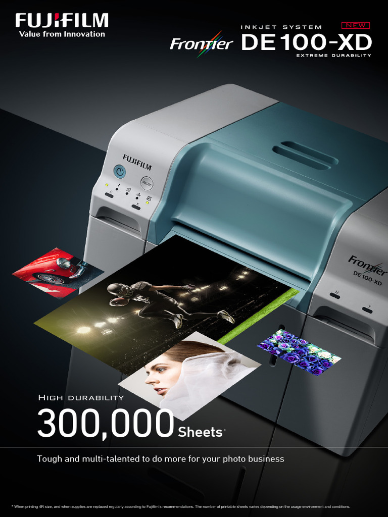 DE100 XD Brochure AU | PDF | Printer (Computing) | Printing