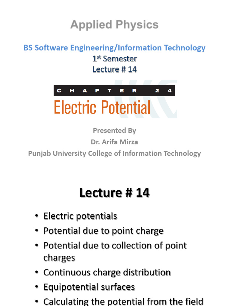 Electric Potential from Charge Distributions | PDF