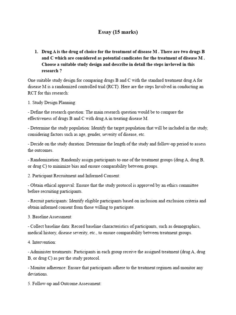 Biostat Question Paper Answers | PDF | Analysis Of Variance | Sampling ...