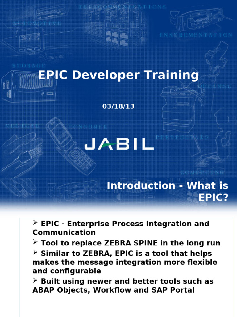 EPIC Development Guidelines | PDF | Systems Architecture | Computer Science