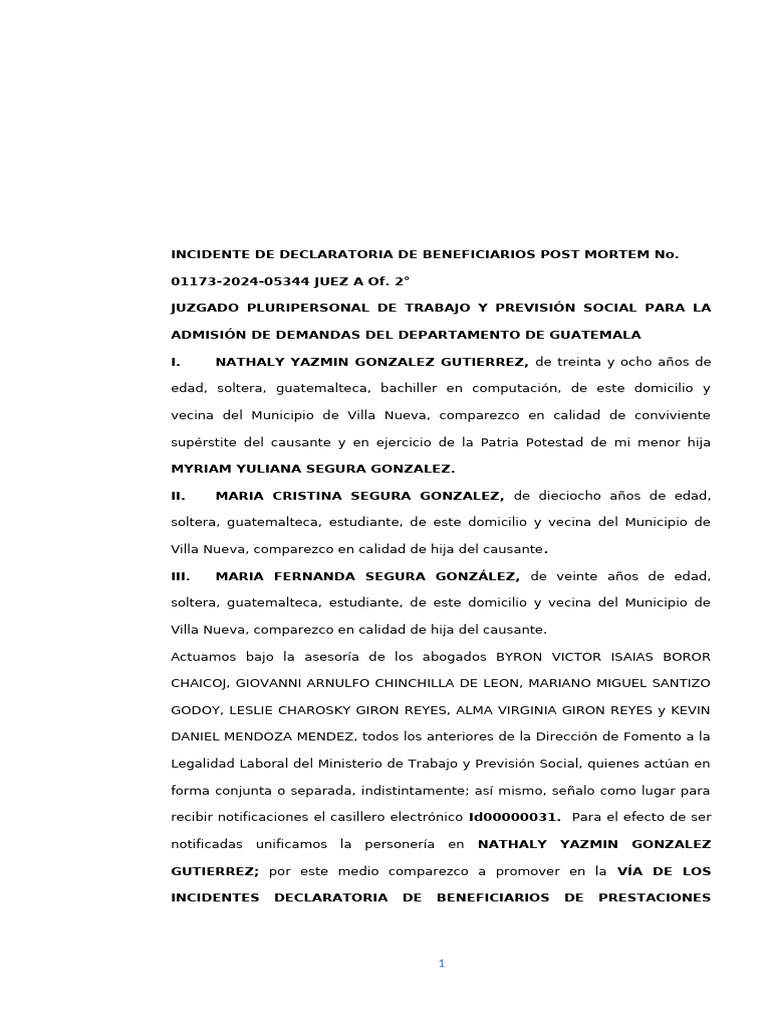 Nathaly Yazmin Gonzalez Gutierrez | PDF | Guatemala | Gobierno