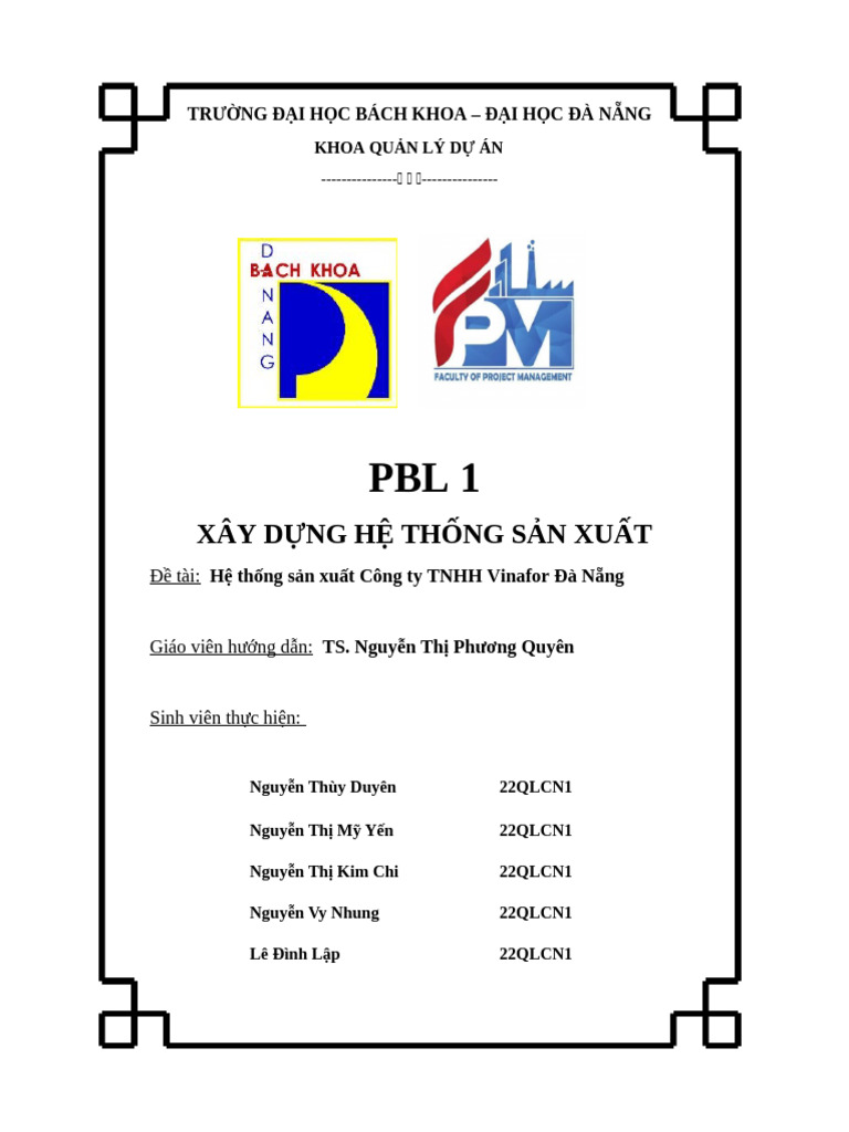 Bìa PBL1 | PDF