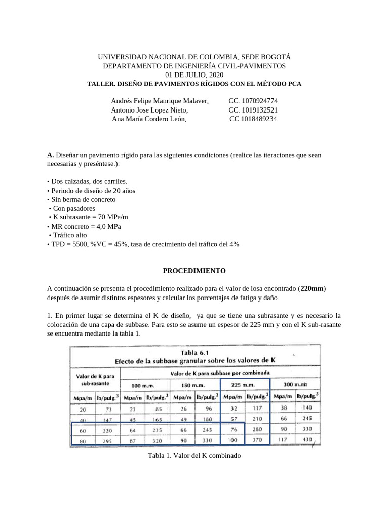 PCA | PDF | Fatiga (material) | Hormigón