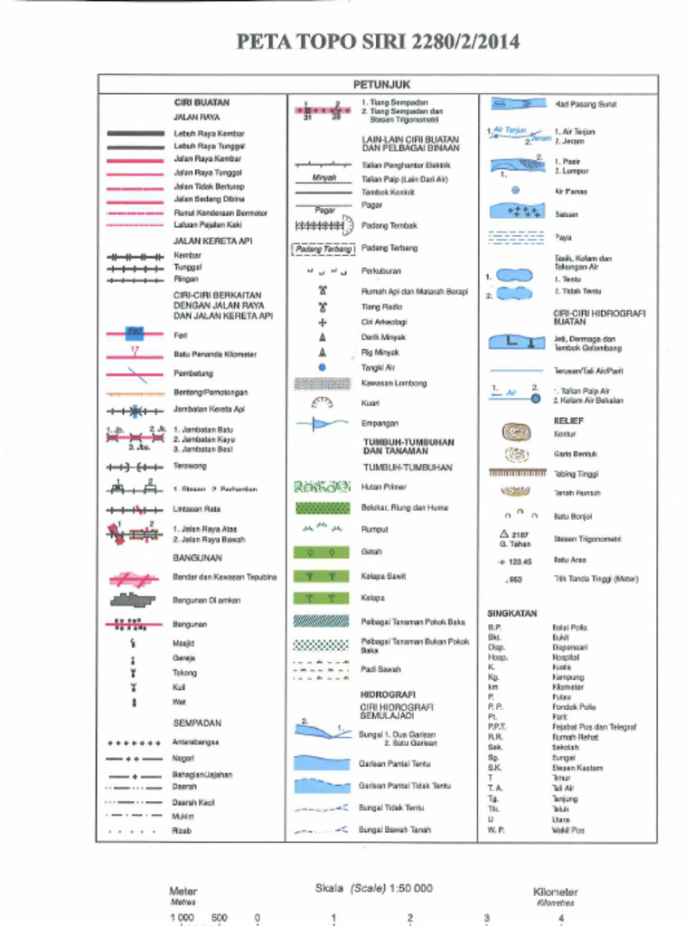 Peta Topo Siri 2014 | PDF