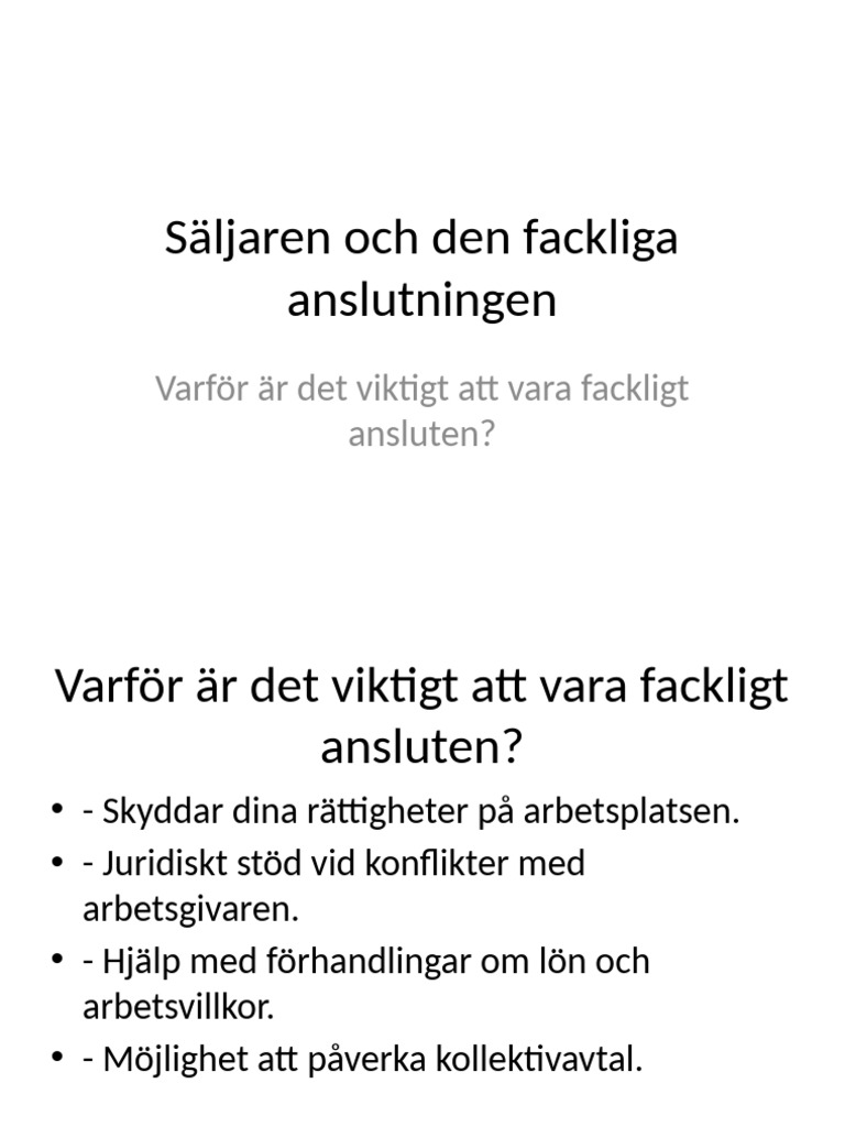 Säljaren_och_facklig_anslutning | PDF