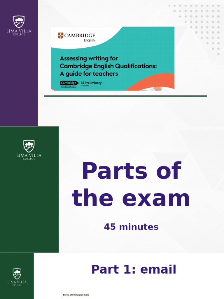 B1+ Cambridge Writing | PDF