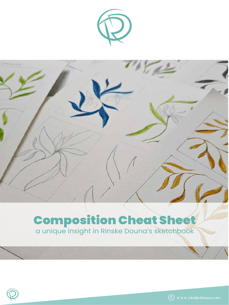 Rinske Douna's Composition Sketches Guide | PDF | Paintings | The Arts