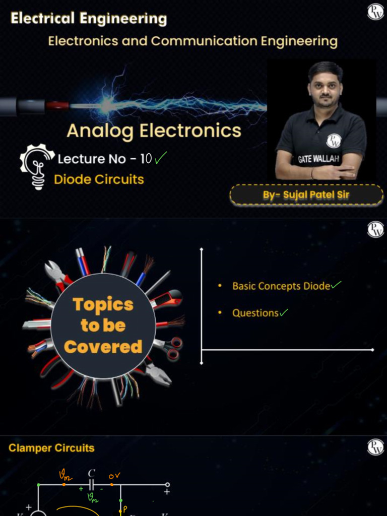 Diode Circuits 10 - Class Notes | PDF