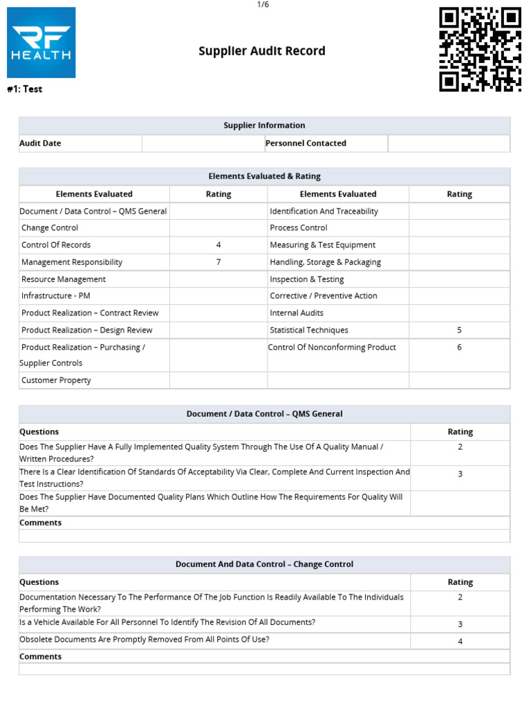 Supplier Recovery Audit Overview | PDF | Audit | Calibration