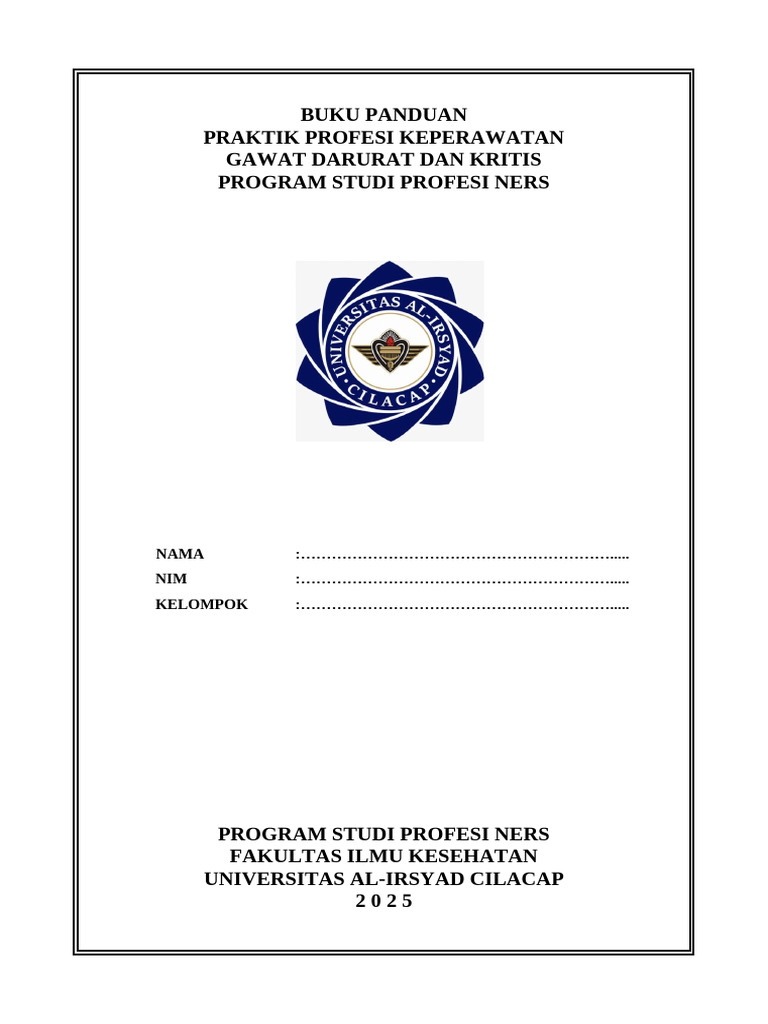 Buku Panduan Praktik Gadar-Kritis Reguler | PDF