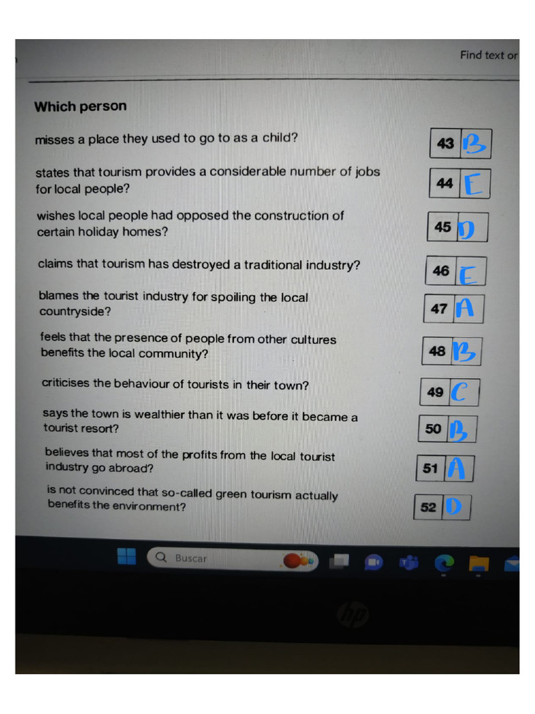 Part7 Reading Living With Tourism | PDF