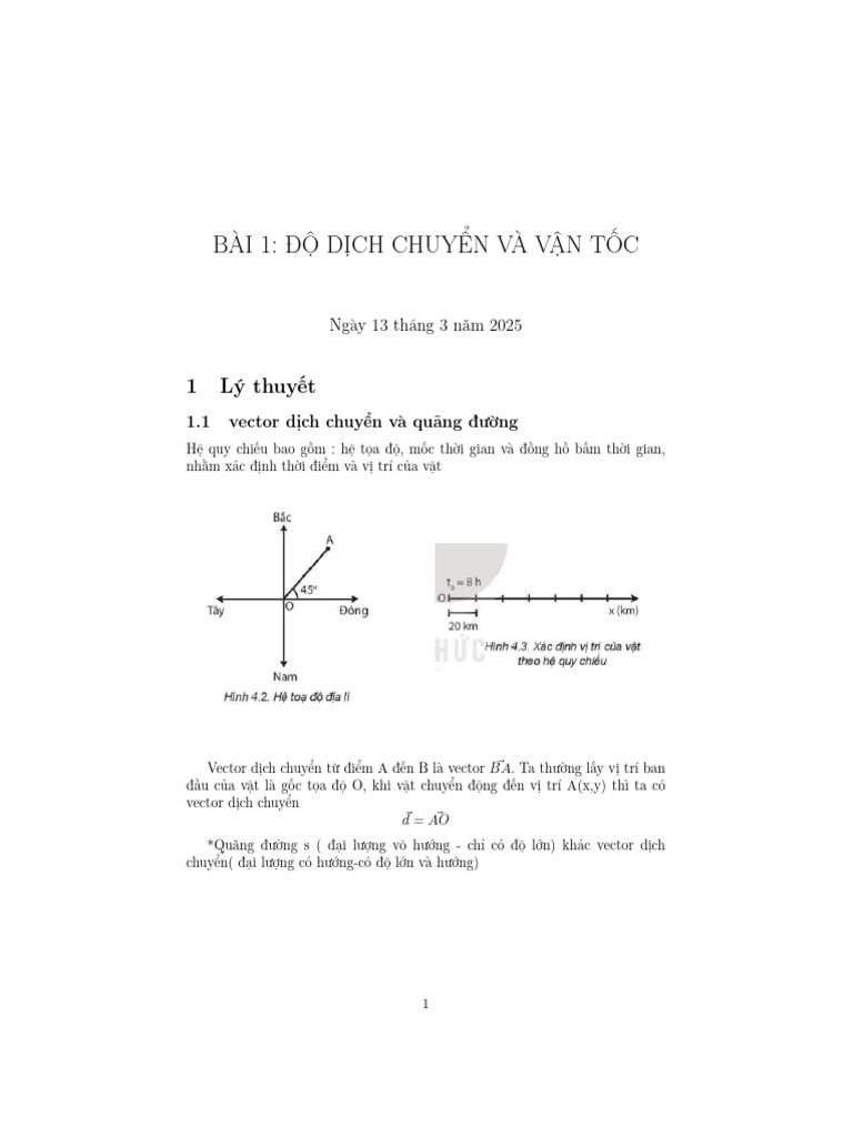 Buoi 1 Ly10 | PDF