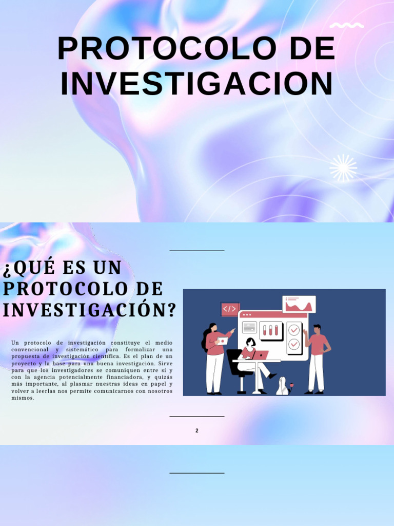 Guía para Elaborar un Protocolo de Investigación | PDF | Datos | Teoría