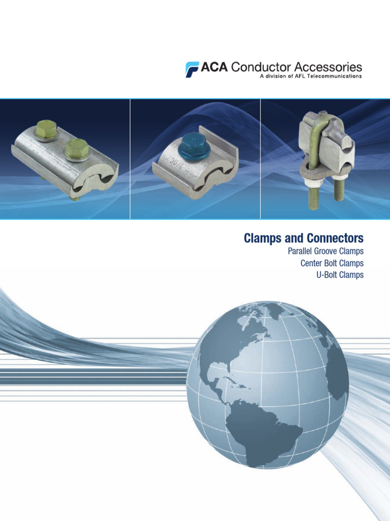 ACA Clamps and Connectors Overview | PDF | Extrusion | Mechanical ...