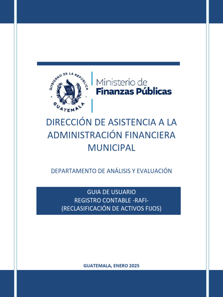 Guia de Registro Contable Rafi | PDF | Contabilidad | Negocios económicos