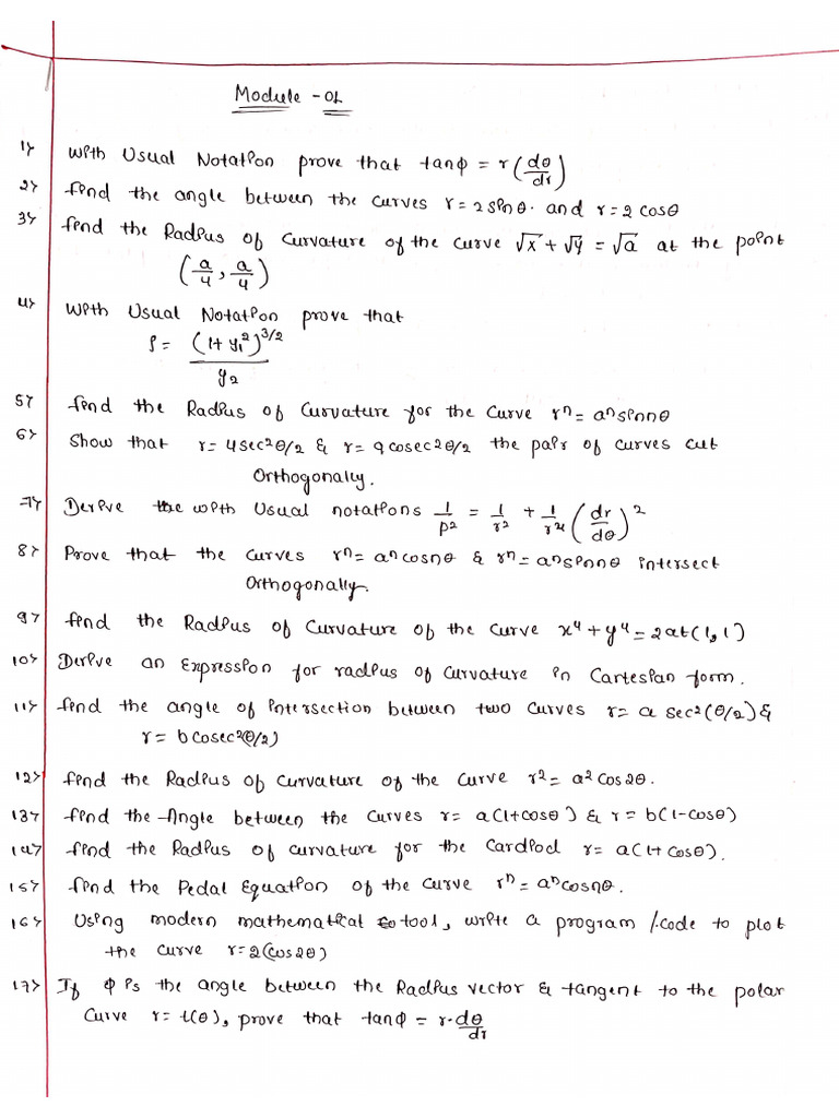 Maths Chapter Wise Imp Questions | PDF