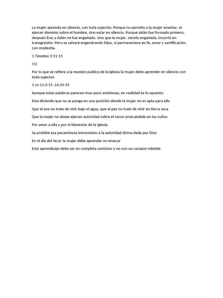 1 timoteo 2 11.15 | PDF