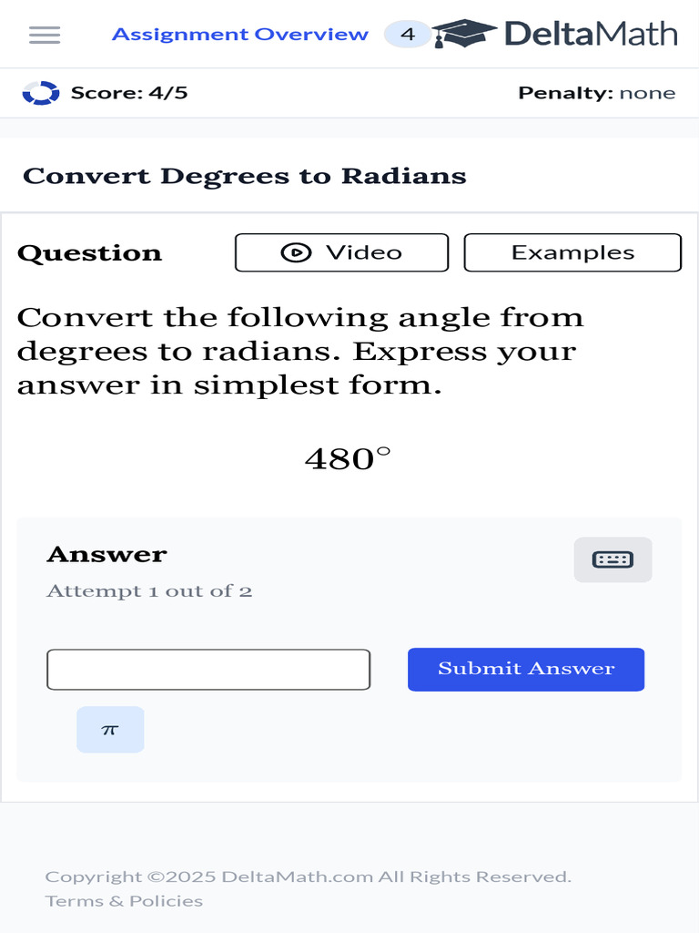 DeltaMath Student Application 4 | PDF