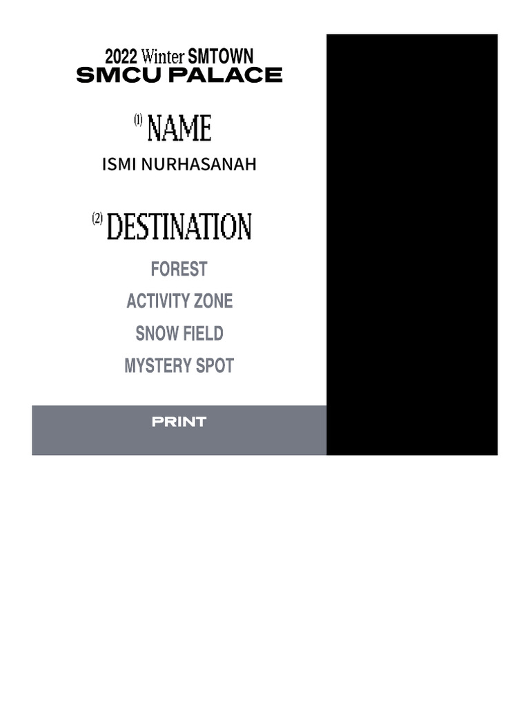 2022 Winter Smtown - Smcu Palace | PDF