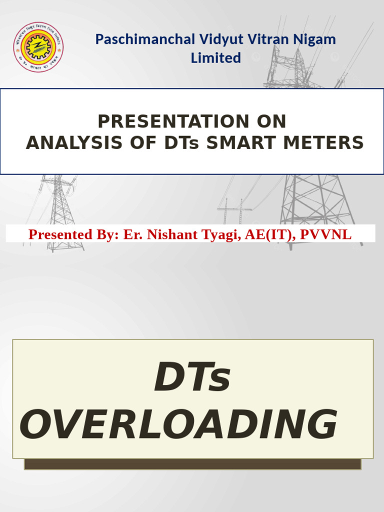 PVVNL_DT Overloading Analysis with Smart Meter Data_JAN-25 | PDF ...