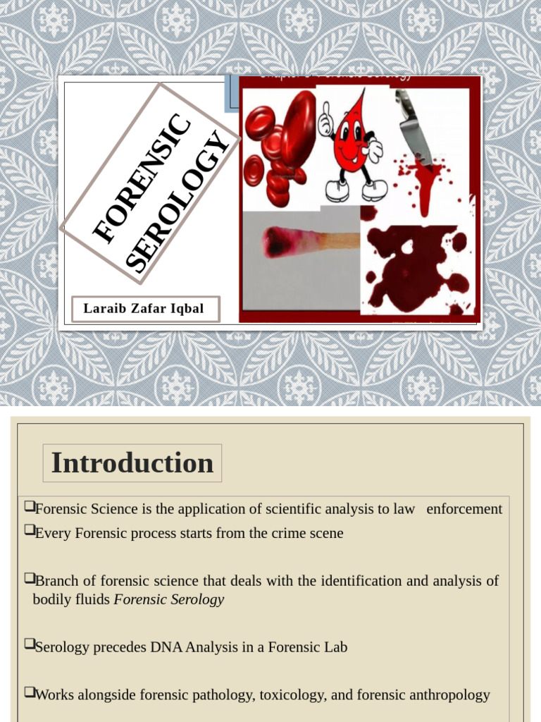 Overview of Forensic Serology Techniques | PDF | Prostate Specific ...
