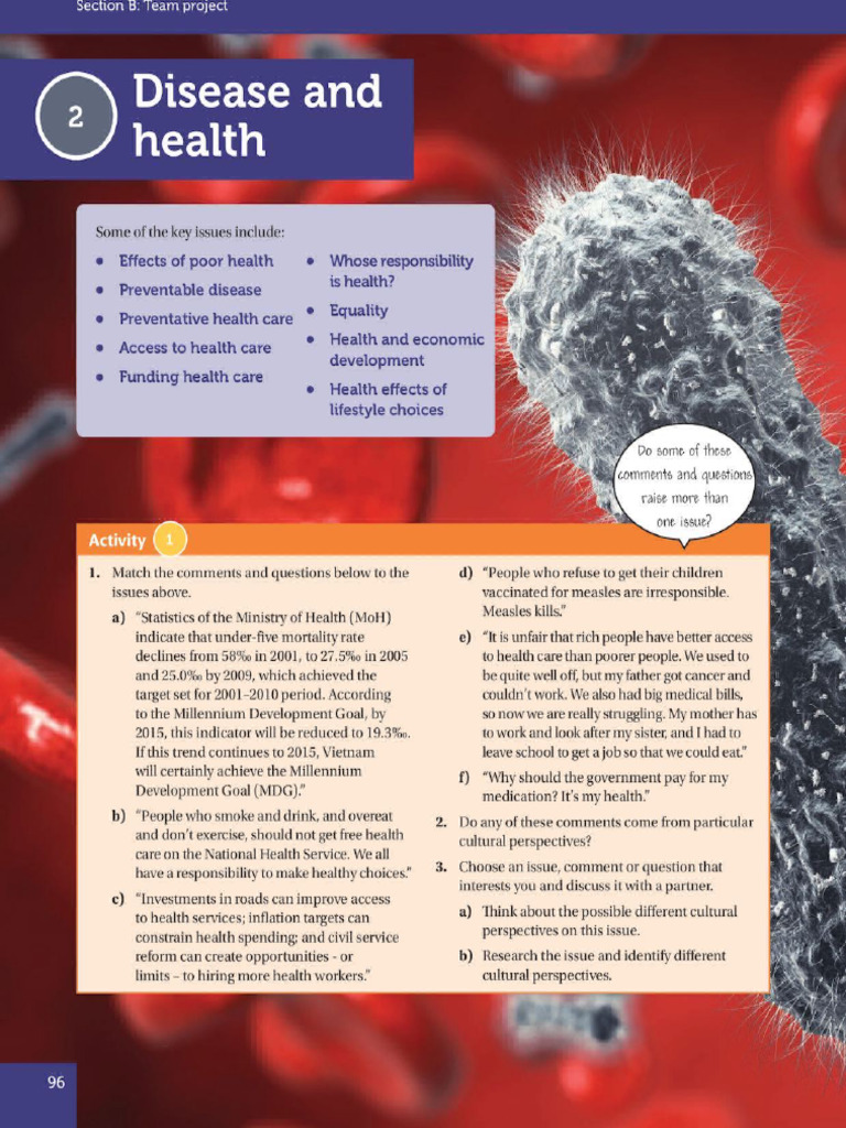 Widespread Issues Associated With Health and Disease | PDF